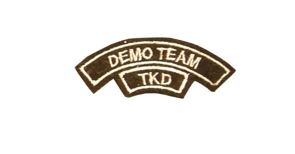 Ecuson brodat Shoulder Badge DEMO TEAM TKD